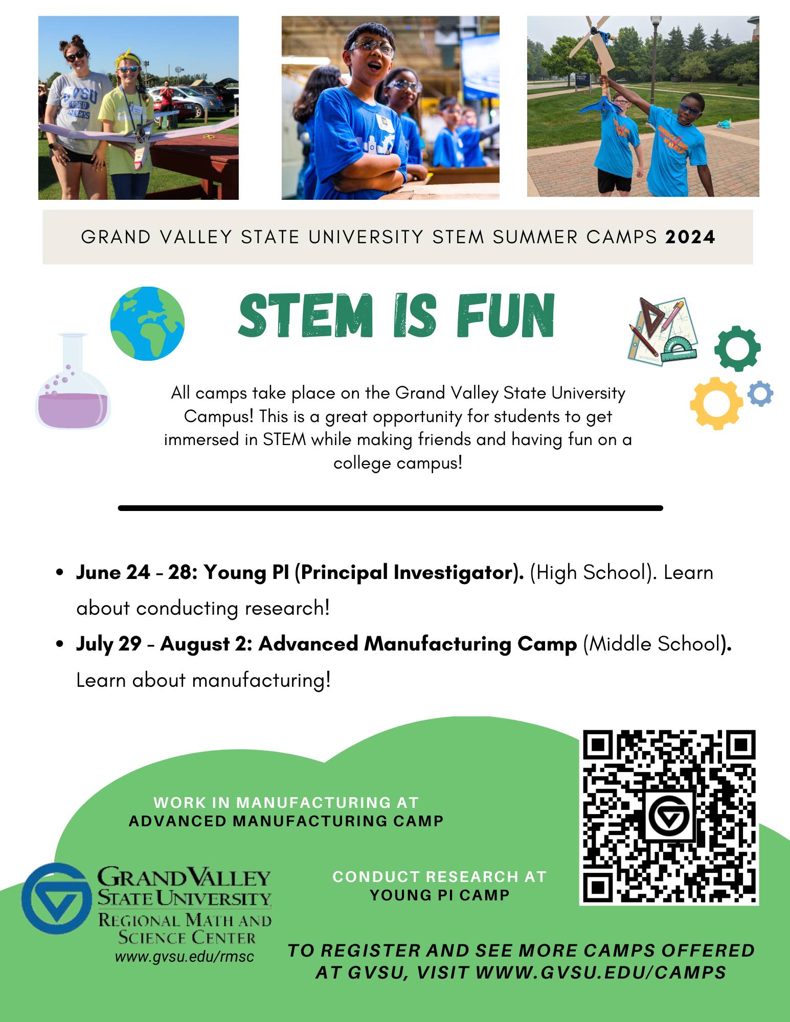 Summer STEM Camps and Events - Regional Math and Science Center - Grand ...